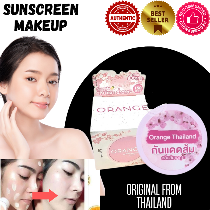 Orange white sunblock Foundation Spf 50 THAILAND | Lazada PH