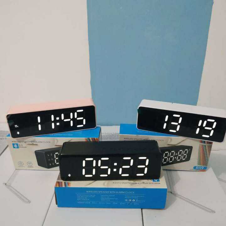 Jam Meja Digital B119 Jam Digital Meja Speaker Bluetooth Jam Alarm ...