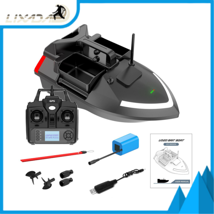 【HOT / COD】Lixada GPS Fishing Bait Boat 500m Remote Control Bait Boat ...