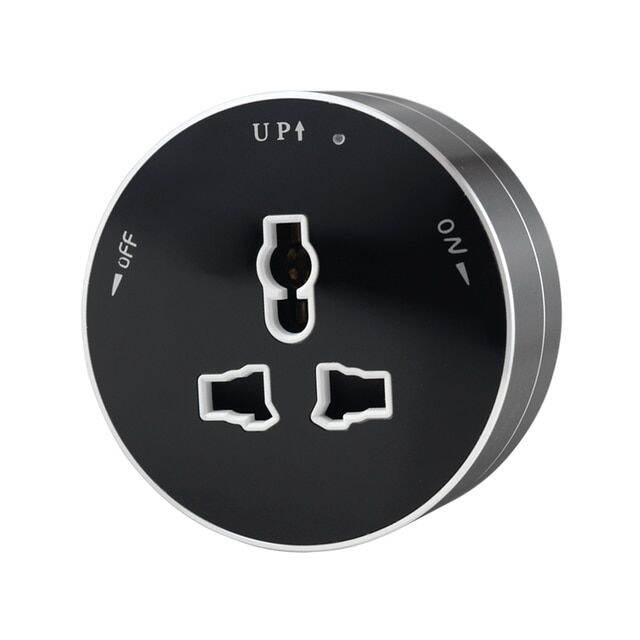 40cm EU Track Sockets Built-in Power Strip Concealed Socket / Surface ...