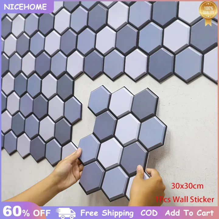 Stiker Dinding Dapur Ruang PVC, Kamar Mandi dengan Perekat Latar ...
