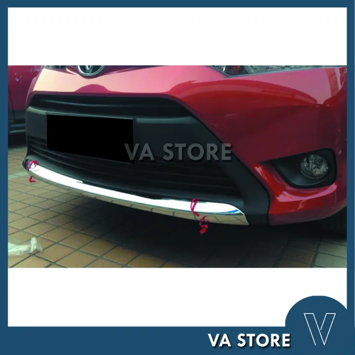 Toyota Vios Front Bumper Chrome Lining Front Grille Bumper Protector ...