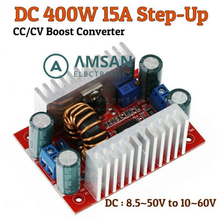 400W 15A Step Up CC CV Boost Converter Constant Current | Lazada Indonesia