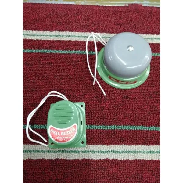 America Oval Metallic Buzzer / Round Door Bell / Doorbell AC220 Volts ...