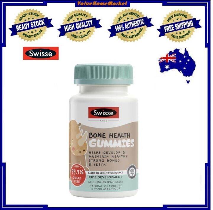 [Swisse] Kids Bone Health 60 Gummies - Made in Australia | Lazada