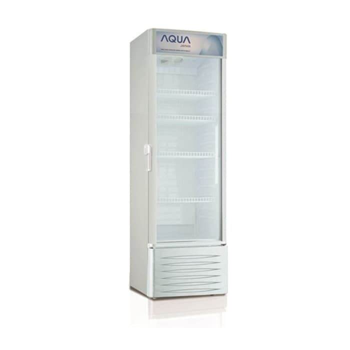 Showcase AQUA AQB-260VL | Kulkas display kaca minuman show case AQB260 ...