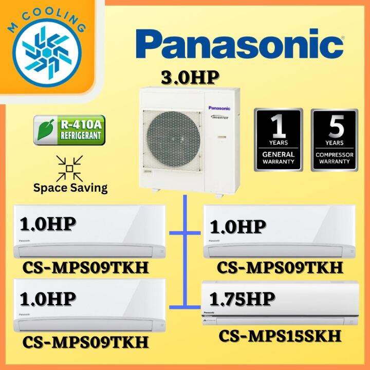 [INSTALLATION] PANASONIC MULTI-SPLIT AIR COND R410a INVERTER [ OUTDOOR ...