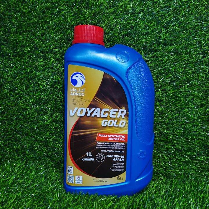 Adnoc Voyager Gold 5W40 API SN Fully Synthetic 1 Liter | Lazada Indonesia
