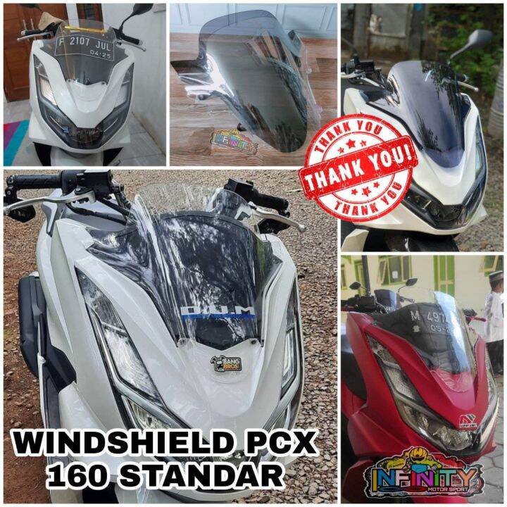 WINDSHIELD VISOR ALL NEW HONDA PCX 160 NEW 2021 WINDSHIELD PCX 160 ALL ...
