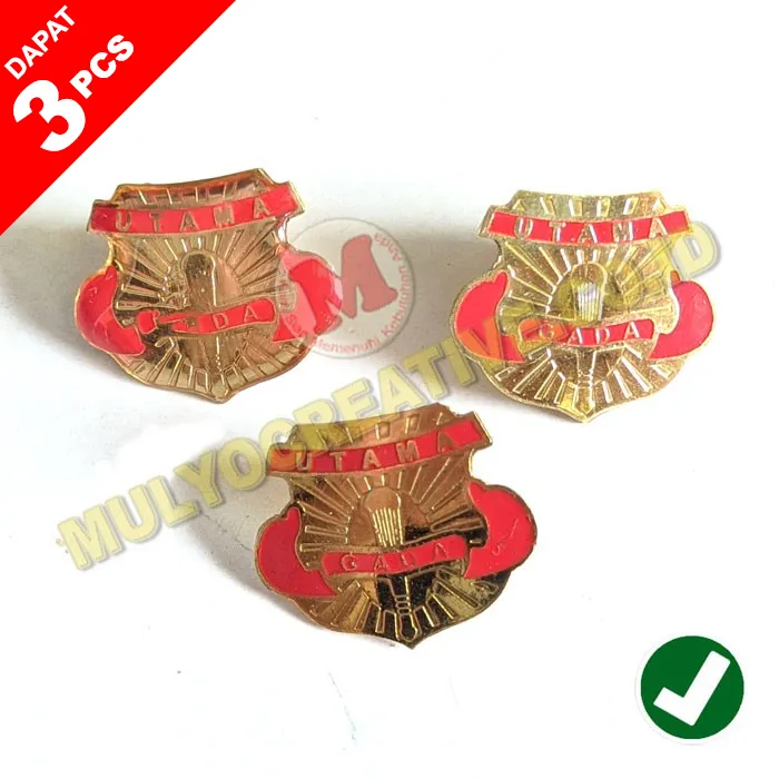 Pin Satpam Gada Utama Pin Kerah Gada Utama Atribut Satpam Security ...