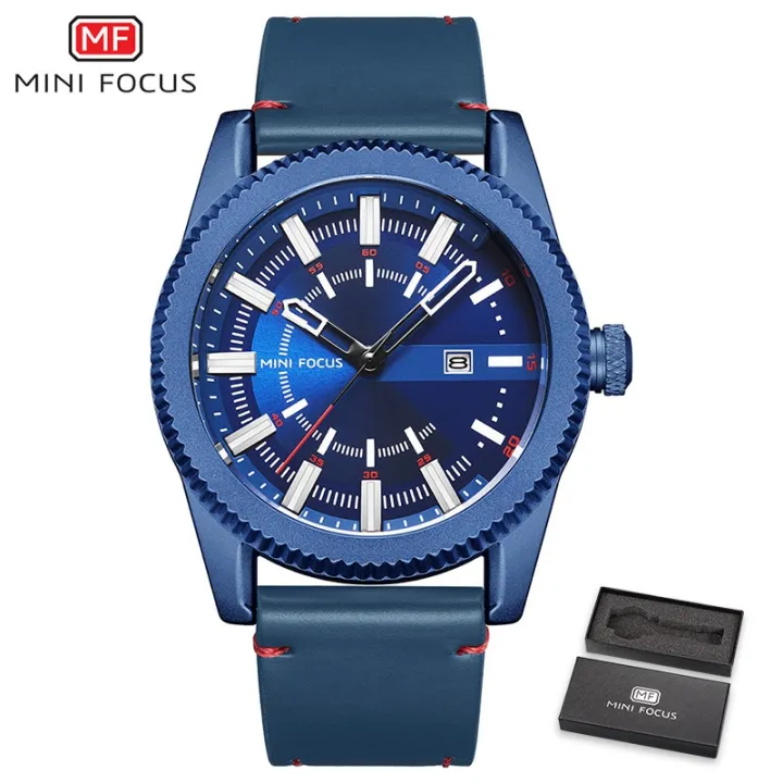MINIFOCUS MINI FOCUS MF0168G สุดหรูนาฬิกาข้อมือมียี่ห้อสำหรับ Man แฟชั่นผู้ชายกีฬาควอตซ์นาฬิกา ...