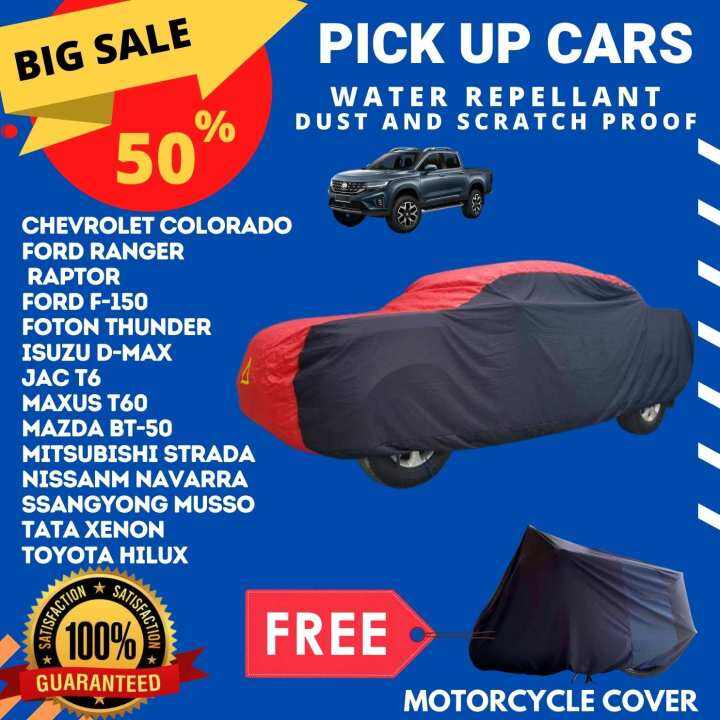 CAR COVER PICK-UP WATER REPELLANT FREE MOTOR COVER *NAVARRA *HI-LUX ...