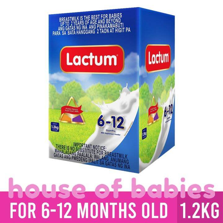 Lactum 6-12 Months Old 1.2kg Milk Supplement | Lazada PH