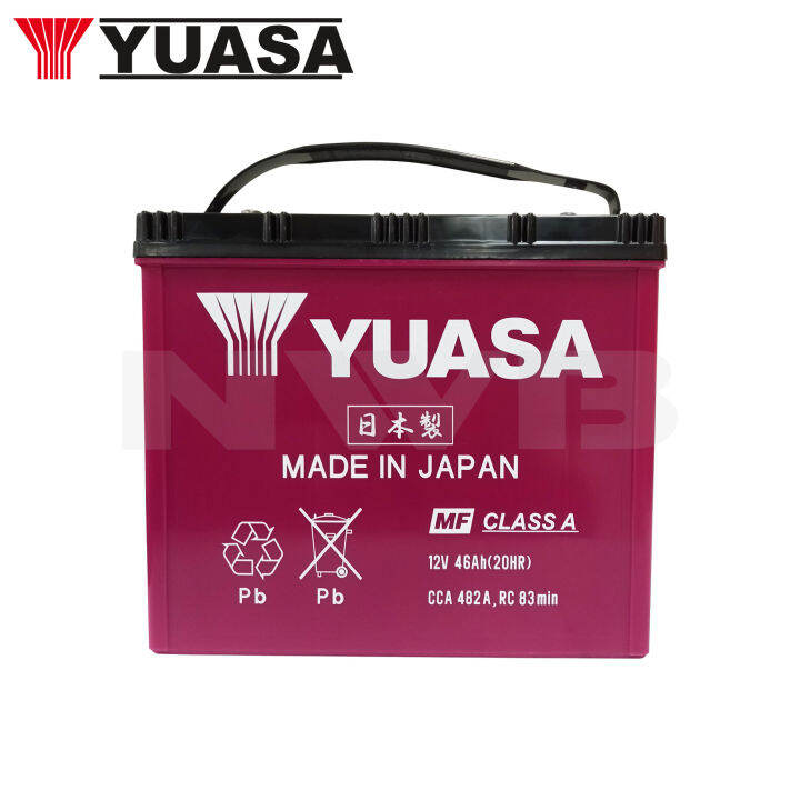 YUASA Y5-60B24L NS60 (Small Post) Car Battery (12V-46Ah) Made in Japan ...