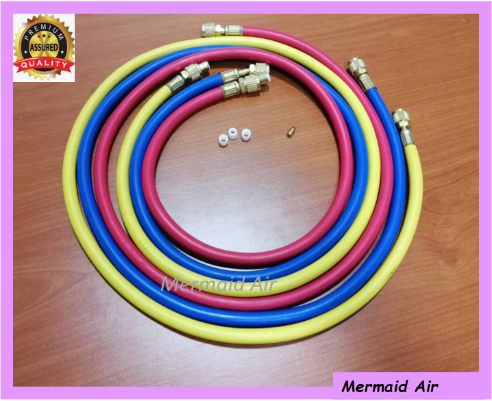 Charging Hose Set R22 / R134A / R410A Air Cond// Refrigerant Manifold ...