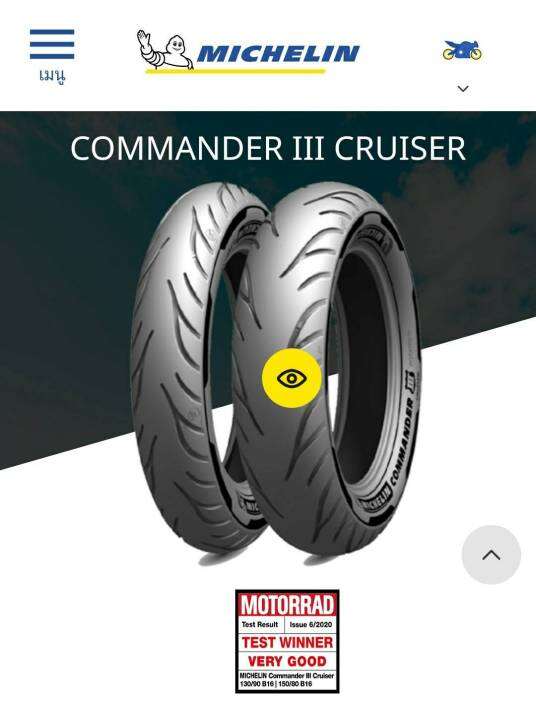 MICHELIN COMMANDER III CRUISER The newest MICHELIN tyre for all types ...
