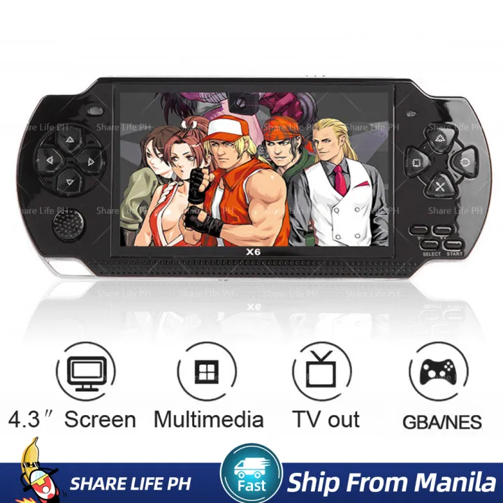 Handheld Game Console 4.3 inch Easy Operation screen MP3 MP4 MP5 Player ...