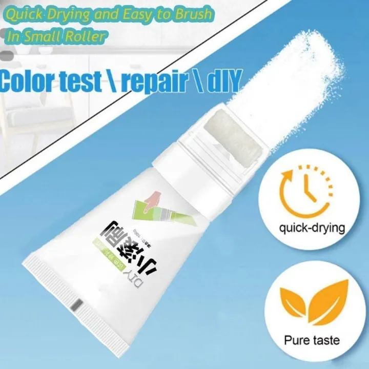 100g (white) Paint Repair Small Rolling Brush Wall Latex Paint Wall ...