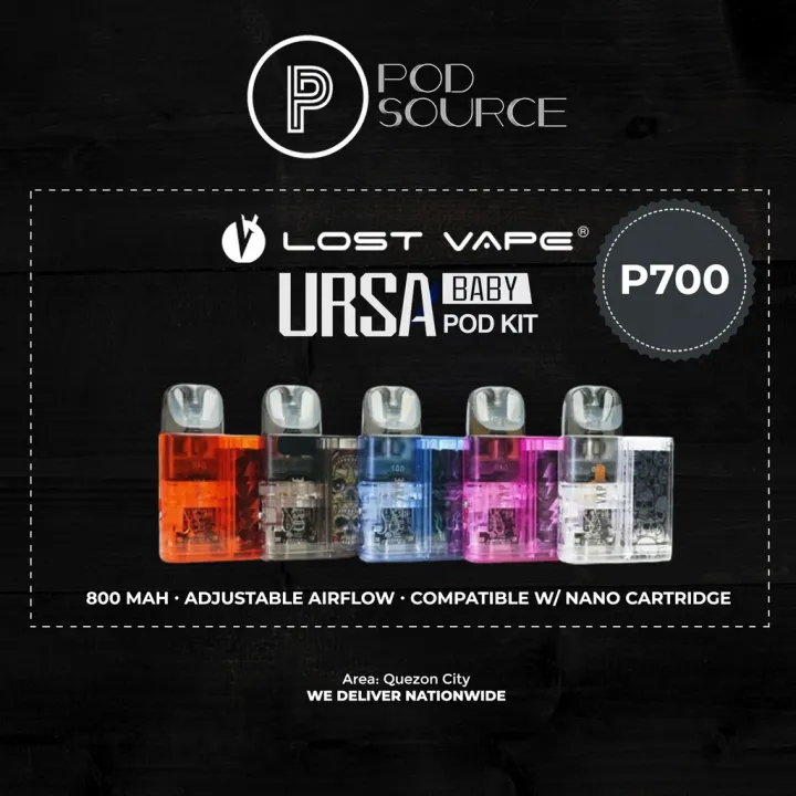 [AUTHENTIC] Lost Vape Ursa Baby 800mah | Lazada PH
