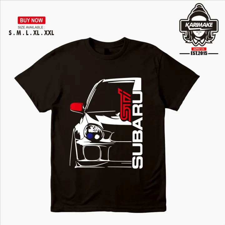 Subaru IMPREZA STI WRX WRC FV Car T-Shirt Automotive T-Shirt - Karimake ...