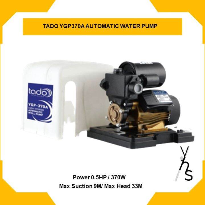 [By Tsunami] TADO YGP370A Automatic Water Pump (Japan Technology ...