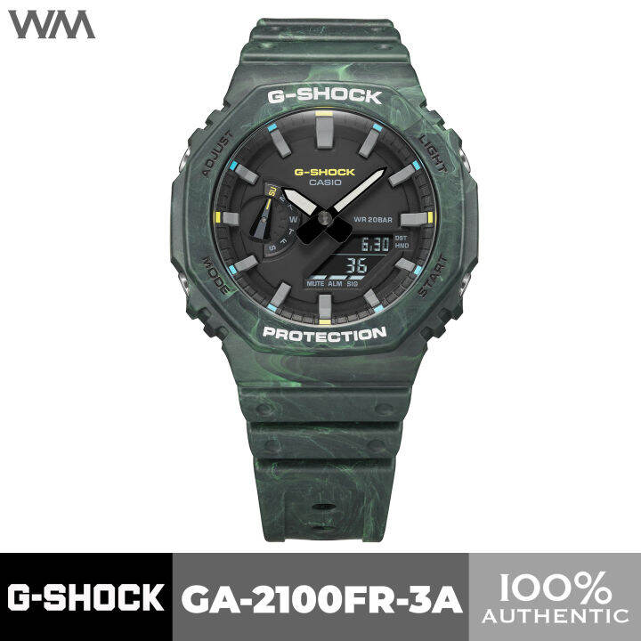 Casio G-SHOCK GA-2100 Mystic Forest Series Green Casioak Analog Digital ...