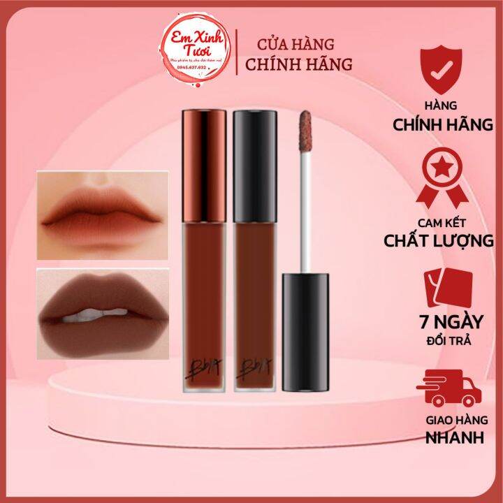 Son Kem Lì Bbia 25 Màu Đỏ Nâu Đất Bbia Màu 38 Bbia Last Velvet Lip Tint Asia Edition - EM XINH ...