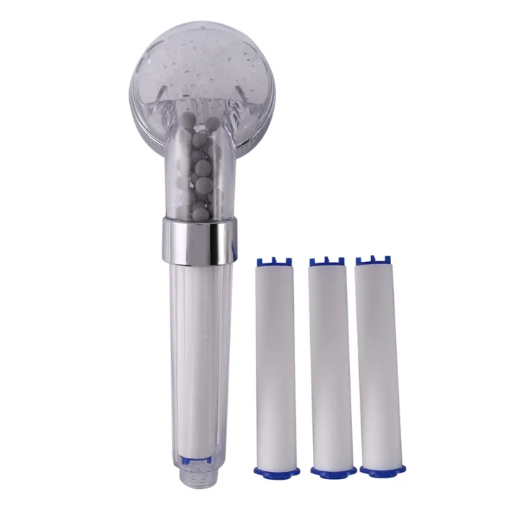 1 Set Negative Ions Bathroom Handheld Shower Water Saving Head Set With