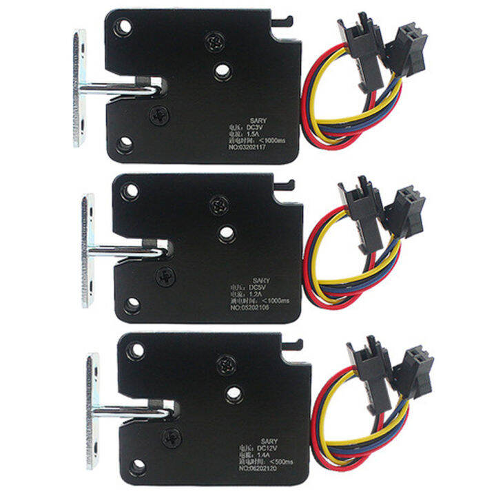 DC 3V 5V 12V Small Electric Control Lock Locker Doo Lock Electronic ...