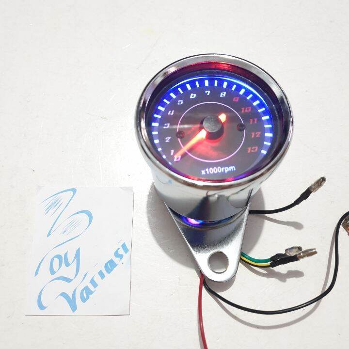 TACHOMETER INDIKATOR RPM TAKOMETER RPM METER LED AKSESORIS MOTOR SPORT ...