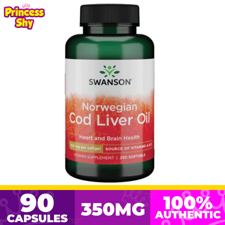 Swanson Norwegian Cod Liver Oil 250 softgels | Lazada PH