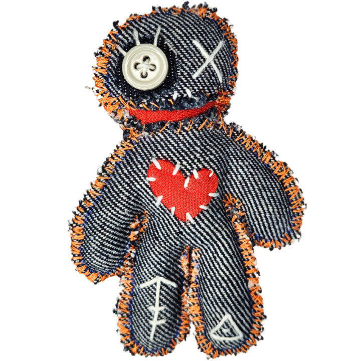 Mini And Medium Denim Blue Authentic Genuine Real Spirit Voodoo Doll ...