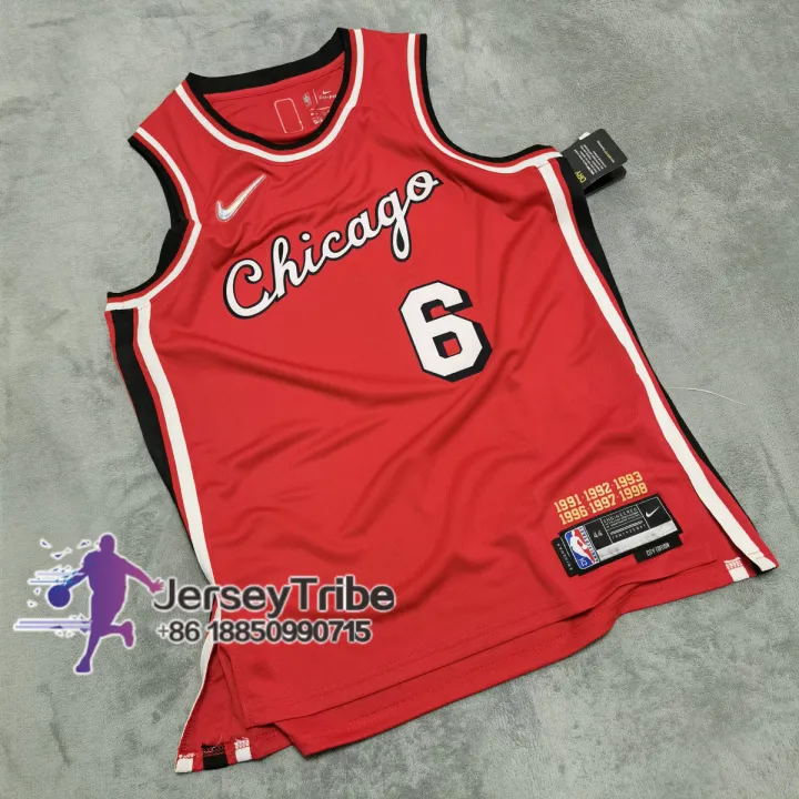 New Original NBA Basketball Men's Jersey Chicago Bulls #6 Alex Caruso ...