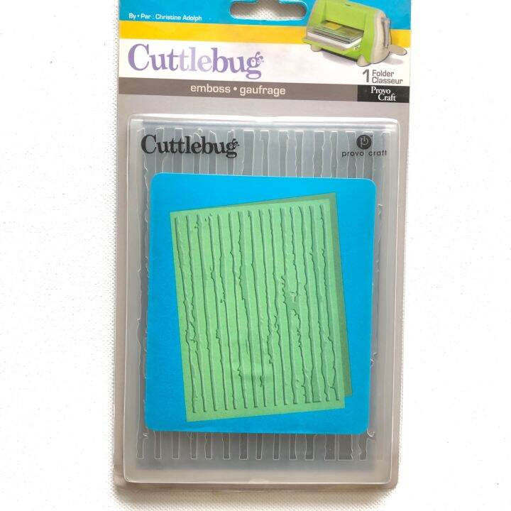 Cuttlebug Distressed Stripes Embossing Folders | Lazada