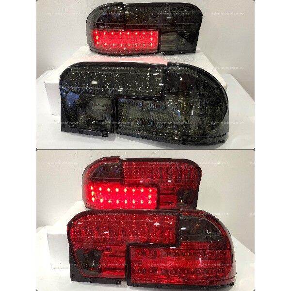 Proton Wira Led Tail Lamp Tail Light Red & Smoke | Lazada