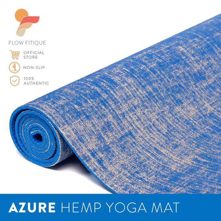 Flow Fitique Azure Yoga Mat 6mm Thick 2ft x 6ft | Lazada PH
