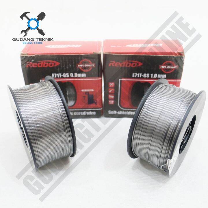 Kawat Las Mig REDBO X MAILTANK E71T-GS 0.8mm 1mm 1Kg / Flux Core Wire Gasless - Kawat Las Tanpa ...