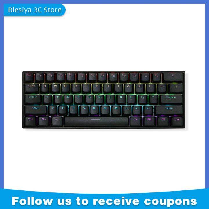 Blesiya Anne Pro2 Bluetooth RGB 61Keys Mini Mechanical Keyboard | Lazada PH