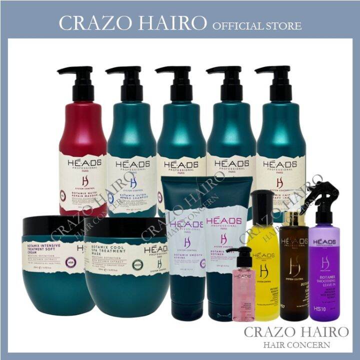 HEADS Paris Botamix Shampoo / Masque / Keratin Serum / Tonic / Cream ...