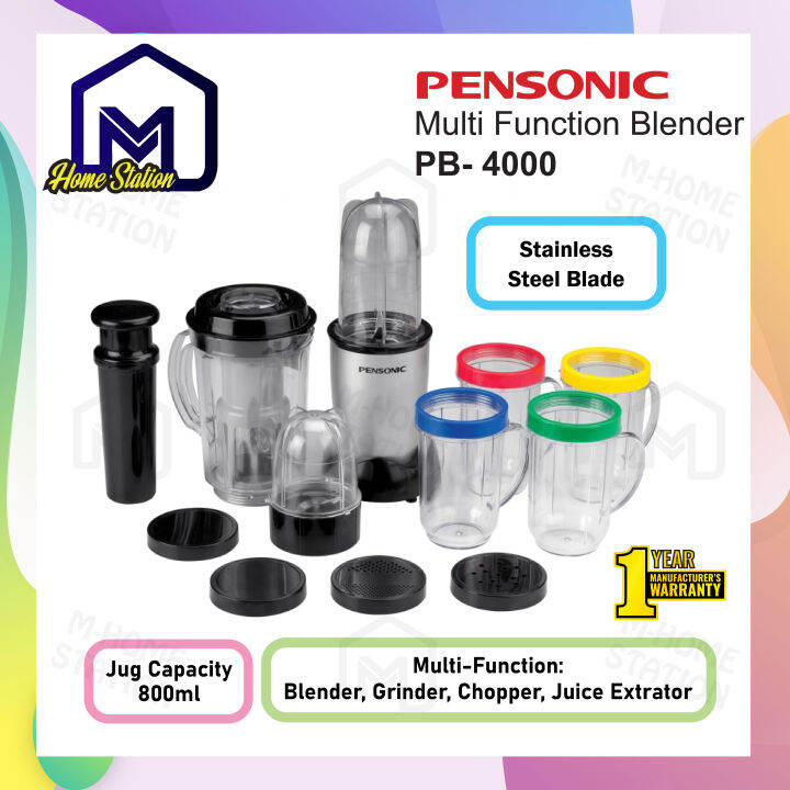 [SALE] Pensonic Multi Function Blender / Food Processor PB-4000 ...