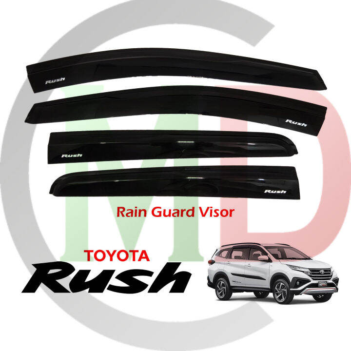 Toyota Rush 2018-2019 OEM Type Rain Guard Window Visor (Made in ...