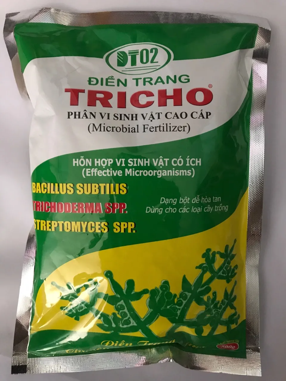 Nấm Trichoderma Điền Trang dạng bột hòa tan 500gam – CH VẬT TƯ NÔNG NGHIỆP THỦ ĐỨC