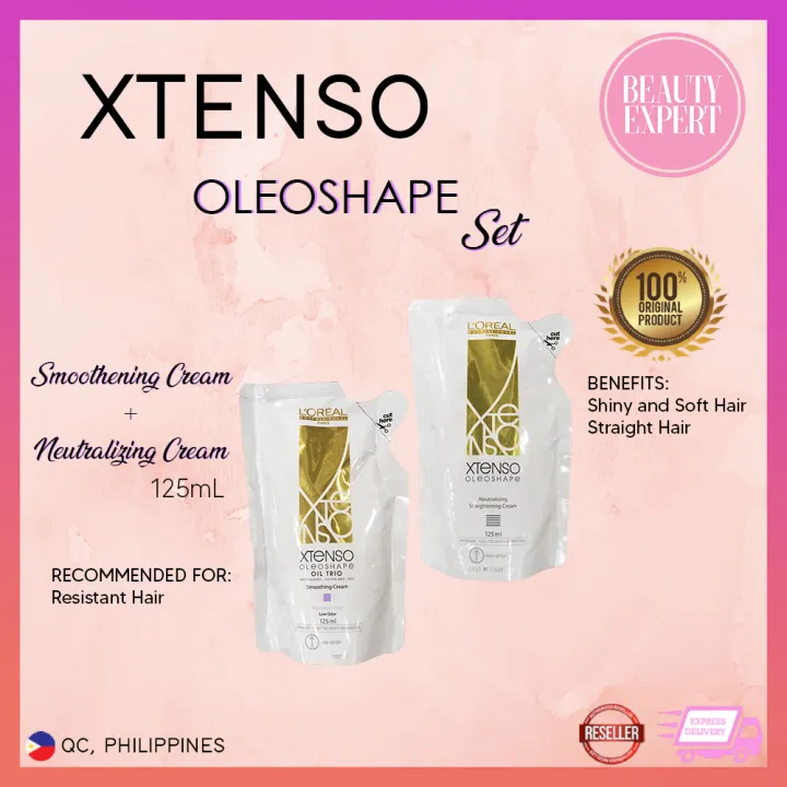 L'Oreal XTENSO Oleoshape for Resistant Hair 125ml SET | Lazada PH