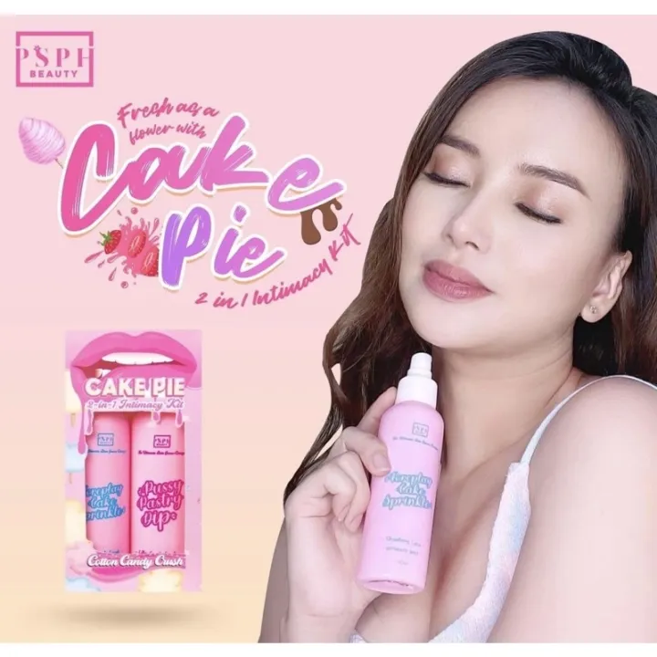 Original PSPH Beauty CAKE PIE 2-in-1 Intimacy Kit FEMININE WASH EDIBLE SPRAY! (BEST FOR FOREPLAY ...