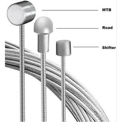 Xunwuk Cycling MTB RB Stainless 2M Shifter Cable Brake Cables Inner ...