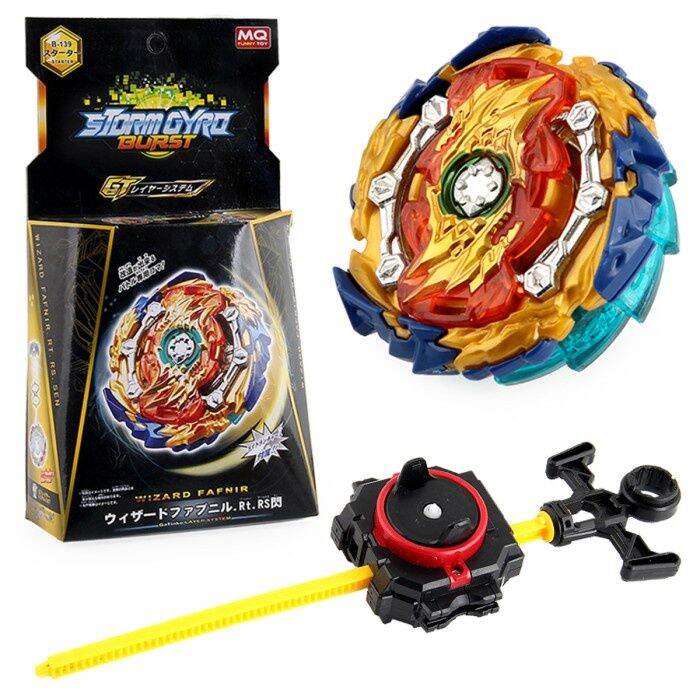 Gasing Beyblade Burst Merk MQ B-139 Wizard Fafnir Ratchet Rise | Lazada ...