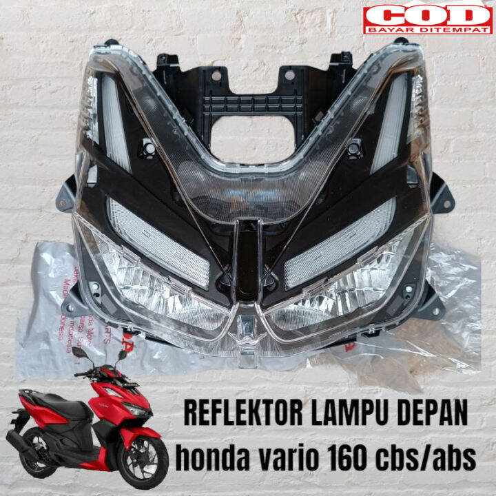 HEADLAMP REFLEKTOR LAMPU MOTOR HONDA VARIO 160 LED TH 2022 - 2023 ...