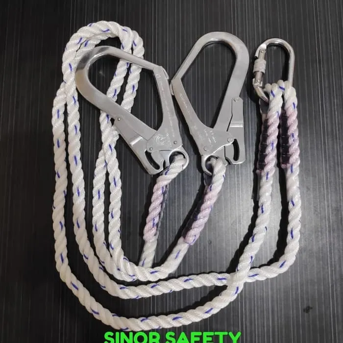 Lanyard Safety Double Big Hook PRO FullBody Harness Tali Body Harness | Lazada Indonesia