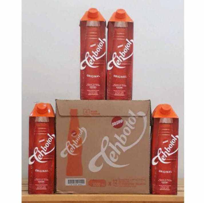 TEH BOTOL SOSRO 1000ml 1 dus ( 12 pcs ) | Lazada Indonesia