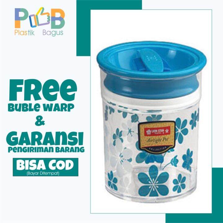 toples permen toples kue toples snack 1.1 L lion star Bon - Bon Pot PT ...